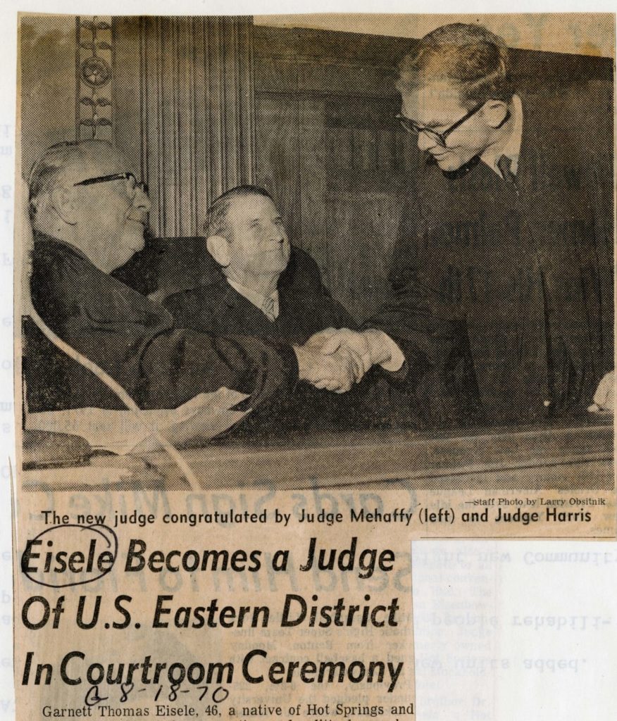 Judge Garnet Thomas Eisele – Character Collection
