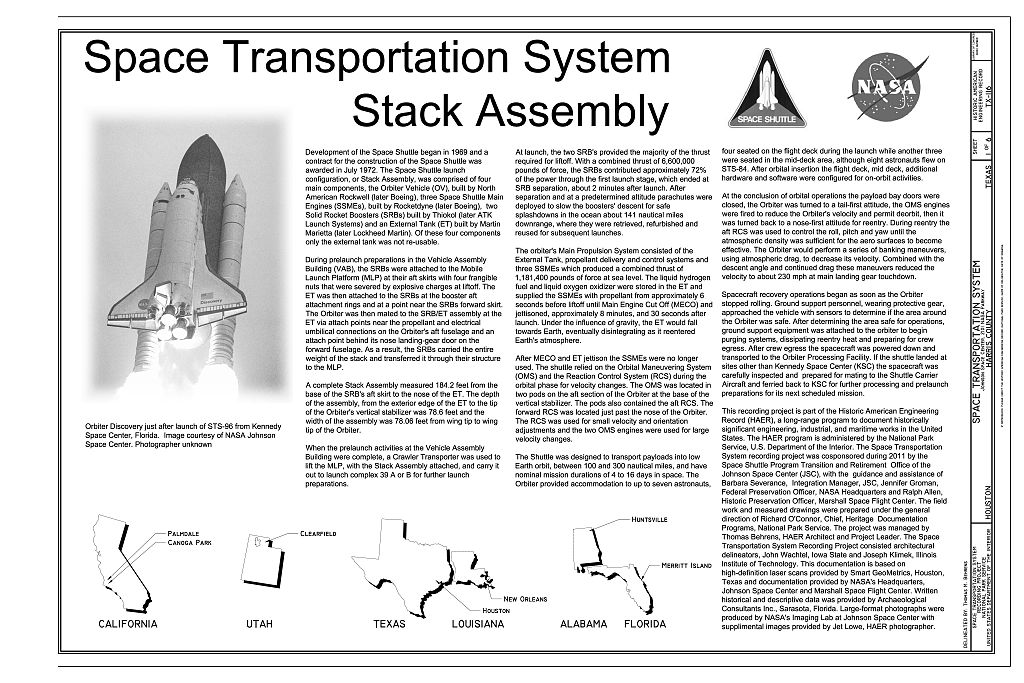 Space Transportation System, Lyndon B. Johnson Space Center, 2101 NASA ...
